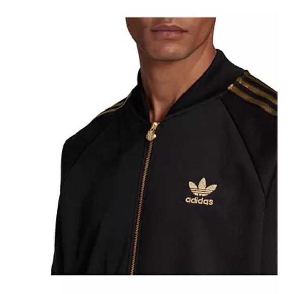 adidas | Jackets & Coats | Adidas 24k Gold Superstar Jacket Unisex Red ...